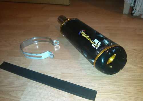 Глушитель прямоток Two Brothers Плетеный Карбон