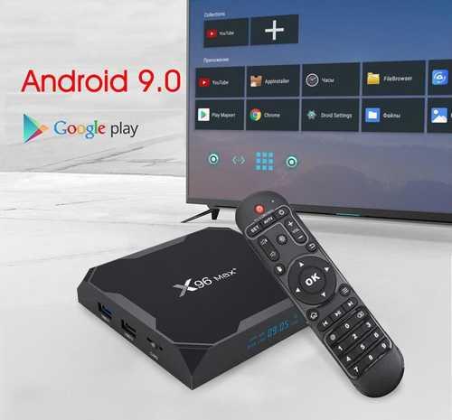 Smart TV приставка X96 Max Plus + Настройка