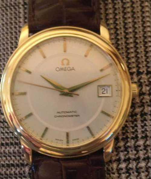 Omega DeVille Prestige gold золотые