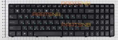 Клавиатура Asus K50 K60 K70 черная с рамкой