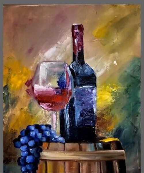 Картина живопись "Вино"