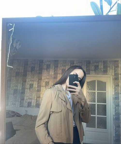 Укороченный тренч Zara