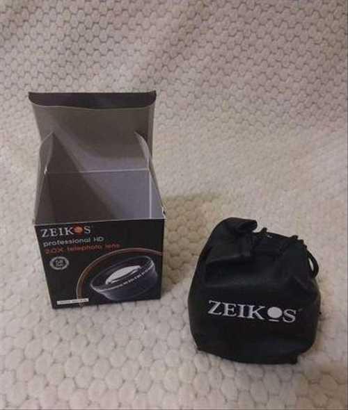 Конвертер Zeikos 58mm 2X Telephoto Lens