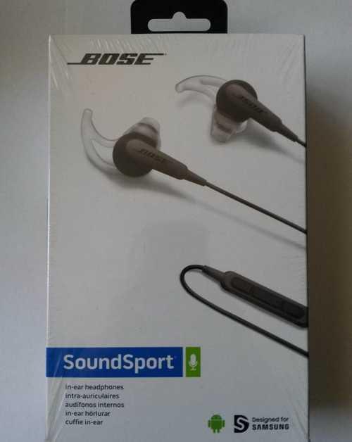 Наушники проводные Bose SoundSport in-ear