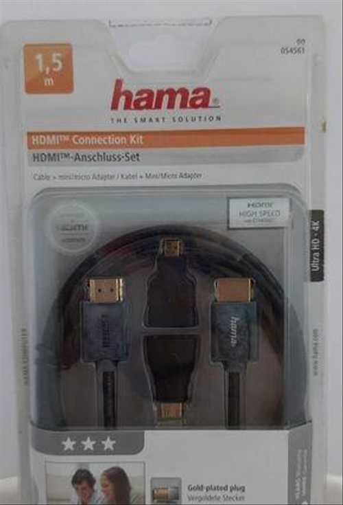 Кабель аудио-видео Hama H-54561 hdmi - hdmi