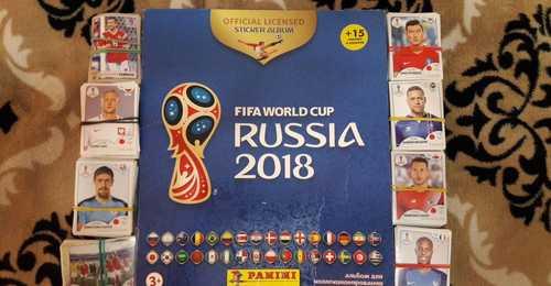 Наклейки panini fifa world CUP russia 2018 Панини