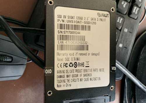 Ssd жесткий диск 120 gb palit