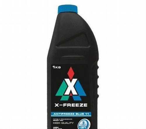 Антифриз X-freeze Драйв синий готовый 1Л