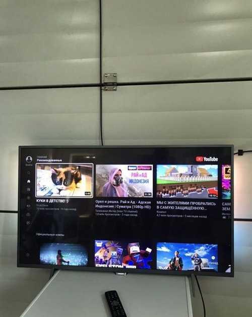 Премиум телевизор Philips 43pus6201/4k/43”/SmartTV