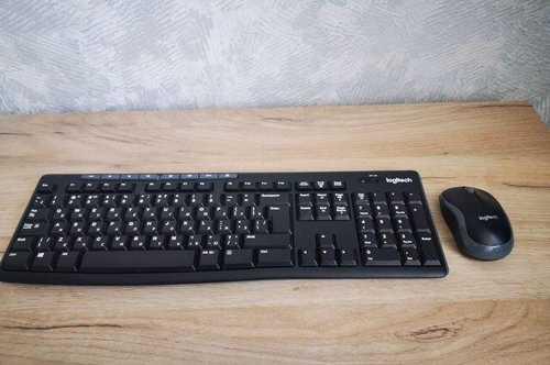 Клавиатура и мышь Logitech Wireless Combo MK270 Bl