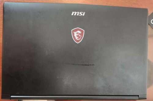 15.6" Ноутбук MSI GL62M 7RDX-2679XRU черный