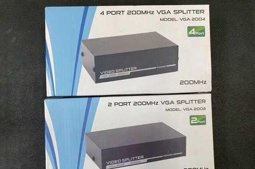 Разветвитель (splitter) VGA (1x4) (1x2) 1920x1440