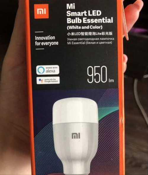 Лампочка xiaomi mi smart led