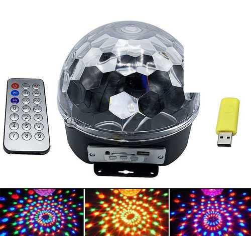 Диско шар Magic Ball Light MP3 с пультом оптом