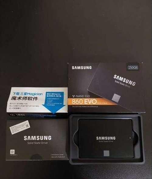 Жесткий диск ssd Samsung 860 EVO 250gb