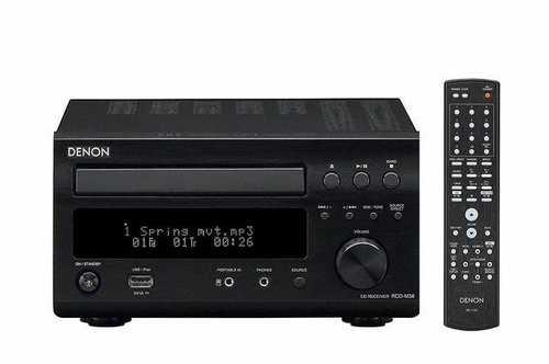 Стереосистема Denon RCD-M38 + акустика Mission MX1