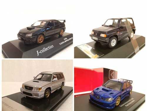 Качественные модели авто Suzuki и Subaru 1:43 от