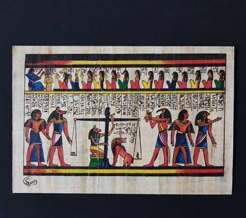 Папирус картина Египет