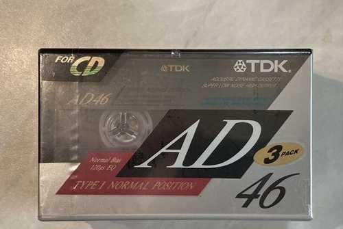 Запечатанные аудиокассеты TDK 46
