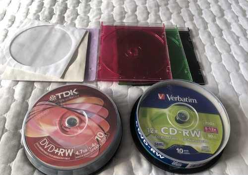 Диски CD-RW, DVD-RW перезаписываемые