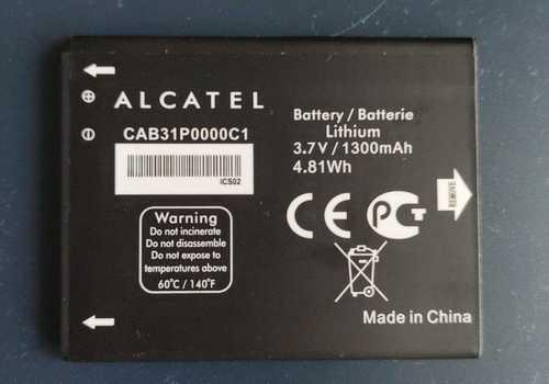 Аккумулятор для телефона Alcatel OT918D