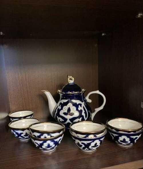 Чайный сервиз узбекский новый
