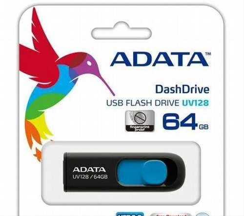 USB флешка adata UV128 64gb 3,2 новые