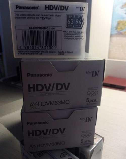 Видеокассета mini DV Panasonic 63 HDV AY-hdvm63MQ