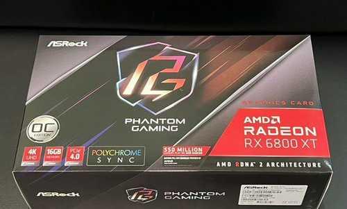 Asrock RX6800XT Phantom Gaming OC 16Gb