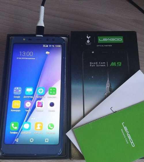 Leagoo M9 синий