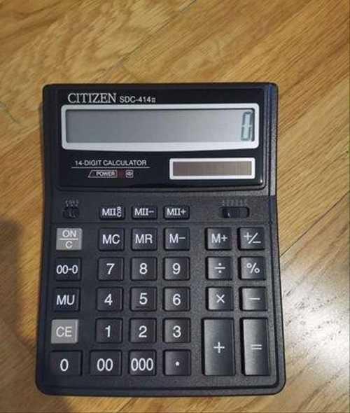 Калькулятор электронный citizen SDC-414 II
