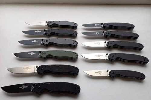 Складные ножи Ontario серий RAT-1 и RAT-2 (разные)
