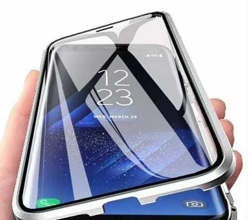 Магнитный металлический чехол для Samsung Galaxy S