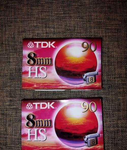 Видеокассеты новые TDK 8 mm HS для видеокамеры