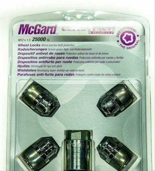 25000 SL McGard Секретки гайки М12*1,5 комплект сш
