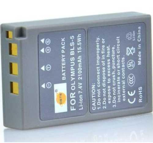 Аккумулятор olympus bls-5 2100mAh Новый