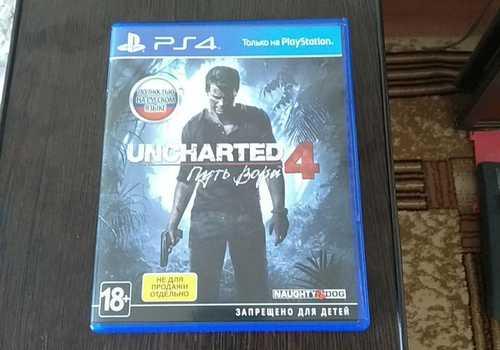 Uncharted4 диск PS4