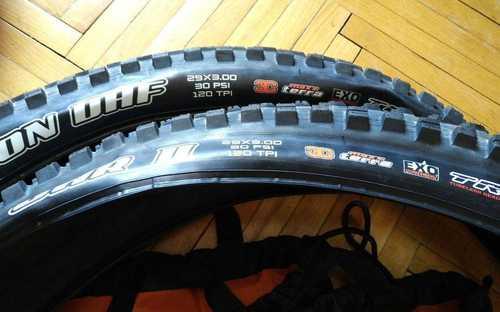 Покрышки 29+ 3.0" Maxxis Minion DHR II и DHF+