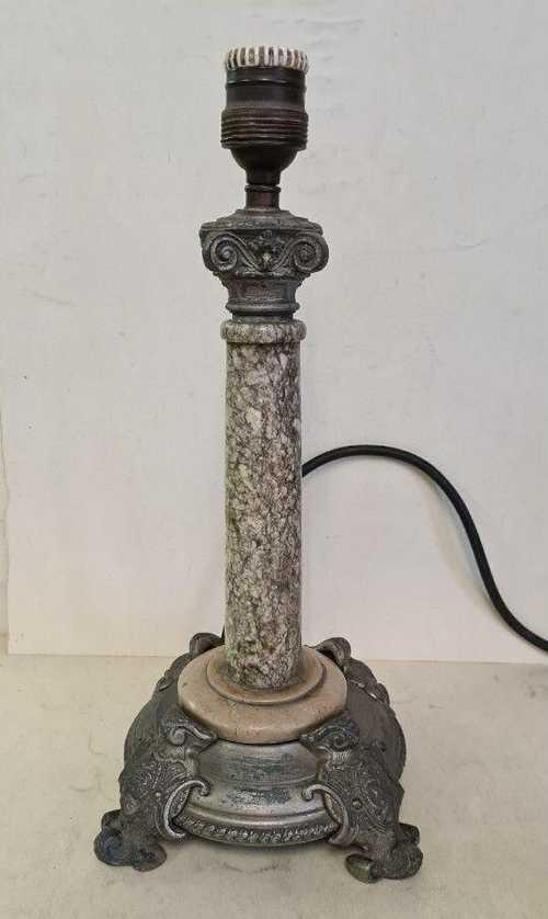 Старинная настольная лампа 37 см Царская Россия