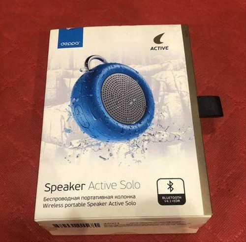 Колонка Deppa Speaker Active Solo Новая