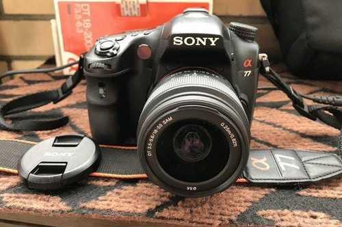 Sony SLT A77v - профессиональный фотоаппарат