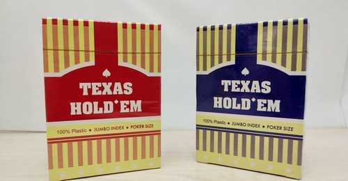 Карты Texas Holdem Пластиковые, новые