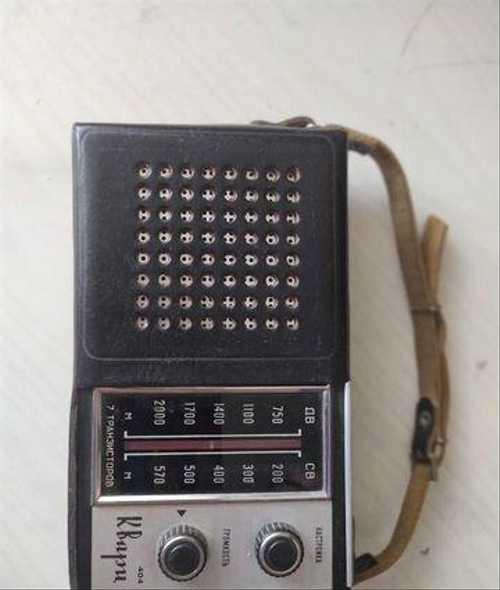 Радиоприемник "Кварц-404" советский