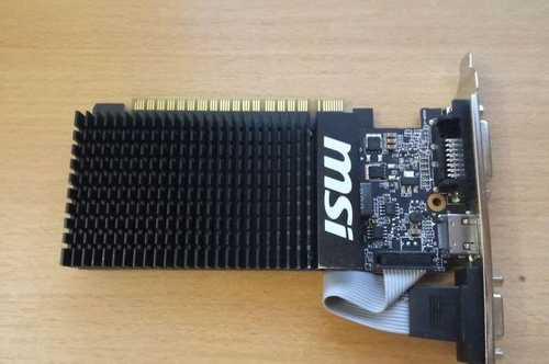 Видеокарта Msi GeForce GT 710 Silent LP 2GB gddr3