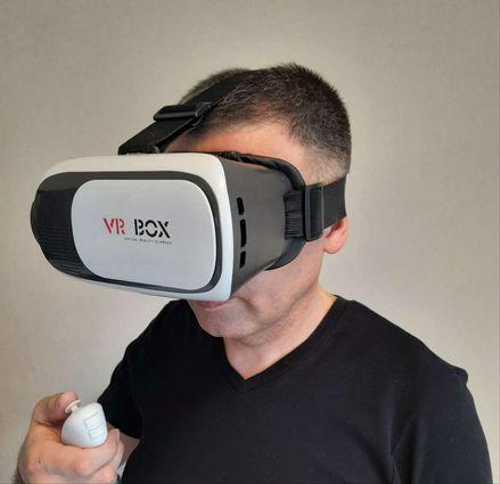 Очки виртуальной реальности "VR BOX" с джойстиком