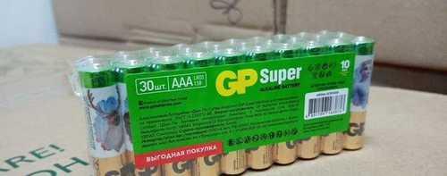 Батарейка GP Super alkaline 24a LR03 30 штук