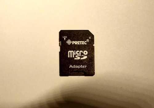 Адаптер Pretec для micro SD