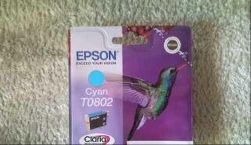 Картридж Epson TO802, TO803,новый,оригинальный