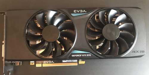 Видеокарта evga GTX 970 SSC