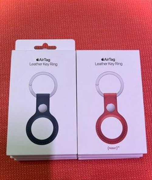 Чехол Apple для AirTag Leather Key Ring в асс